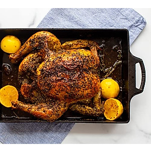 Lodge Seasoned Cast Iron 9 X 13 Inch Casserole Black Bw13c (Bw13ca1)