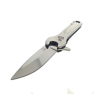 Falcon 12 mm/9 mm Gauge Functional Adjustable Wrench Folding Pocket Knife. for Camping, Hunting, Daily Work Task, EDC (Chrome)