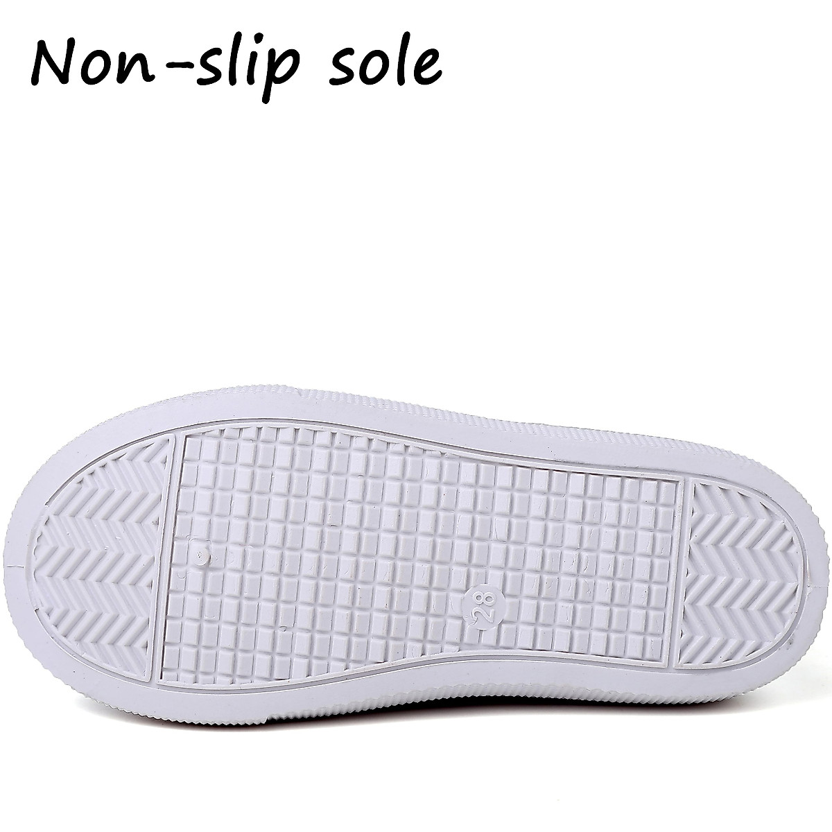 Boy's Girl's Toddlers Canvas Sneakers Slip-On Lightweight Kids Lace up White Sneakers Casual Skin-Friendly Walking Running Shoes Big Kids 1