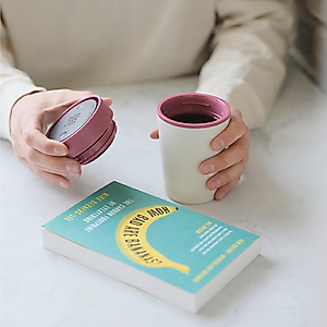 Circular & Co Reusable Coffee Cup - 8oz - 100% Leakproof Travel Mug - Made from Recycled Coffee Cups - Sustainble Coffee Tumbler - 360 Drinking - BPA Free - Dishwasher Safe