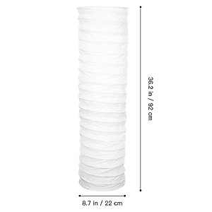 SOLUSTRE Lamp with Shelves European Paper Floor Lamp Nordic Floor Lamp Simple Bedside Stand Lampshade Home Decoration Suitable for Living Room Bedroom Study Small Lamp Shades