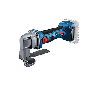 Bosch Professional GSC 18V-16 E 18V System Battery Tin Snips (Power 700 W, Handle Width 156 mm, Brushless Motor Technology, Battery/Charger Not Included)