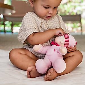 HABA Doll Snug Up Luisa 8" My First Baby Doll, Machine Washable & Safe for Birth & Up, Newborn Toys
