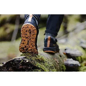 Icebug Mens Haze RB9X GTX Trail Hiking Shoe with Traction Sole, Black/Maple, 11.0