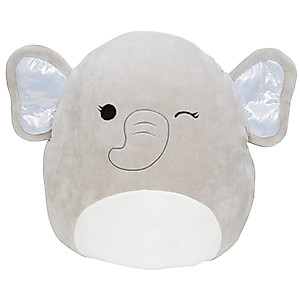 Squishmallows - 20'' Cherish The Silver Elephant, Red (888 SQJW21-20SE)
