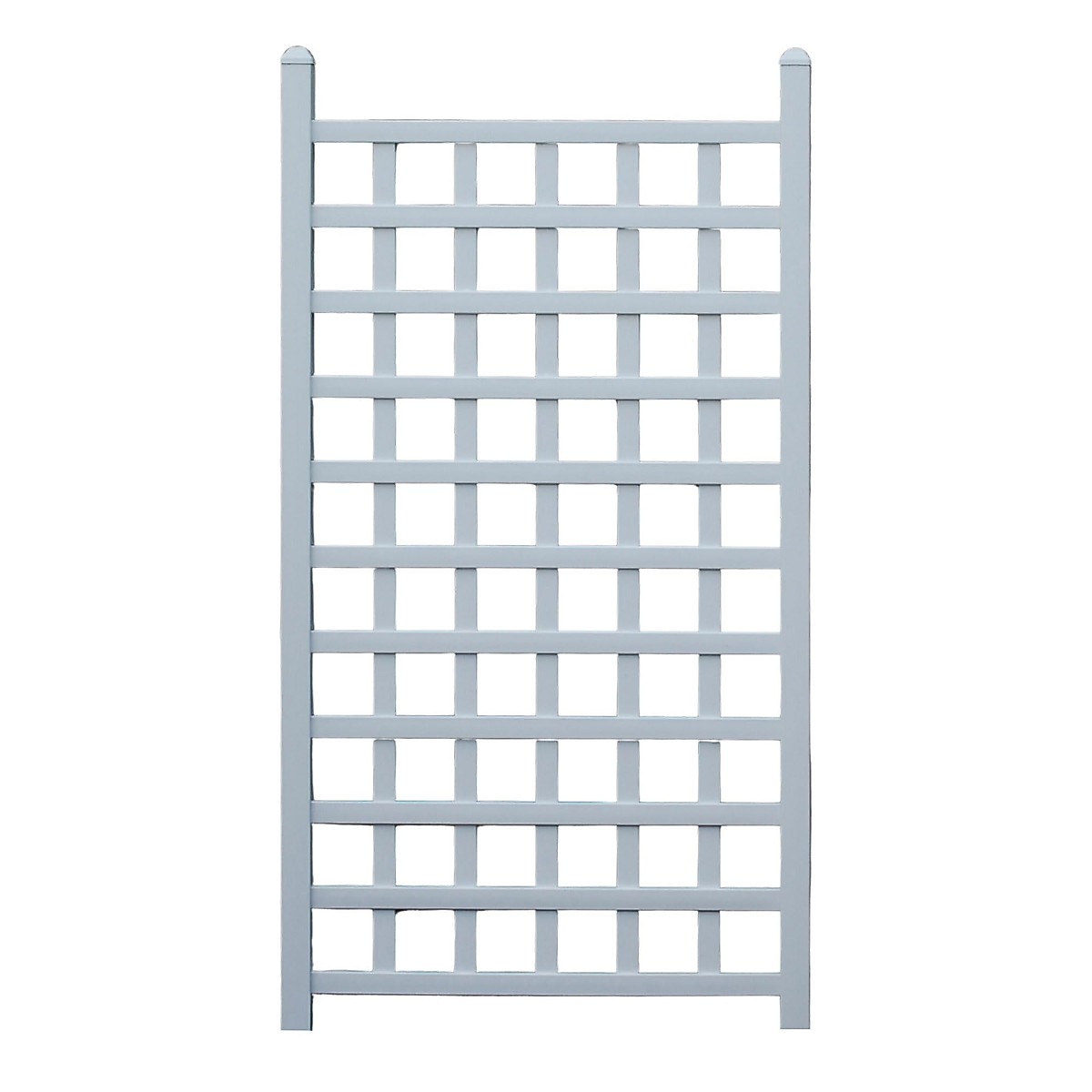 Dura-Trel Country Garden 35 by 66 Inch Indoor Outdoor Garden Trellis Plant Support for Vines and Climbing Plants, Flowers, and Vegetables, White
