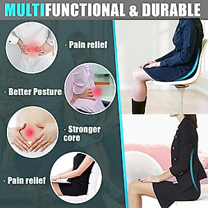 Gulymm Foot Rest for Under Desk at Work, Rocking Foot Stool Footrest, Ergonomic Footrest for Office Chair with Massage Surface, Foot Stool for Office Chair Home Travel Back Leg Pain Pressure Relief