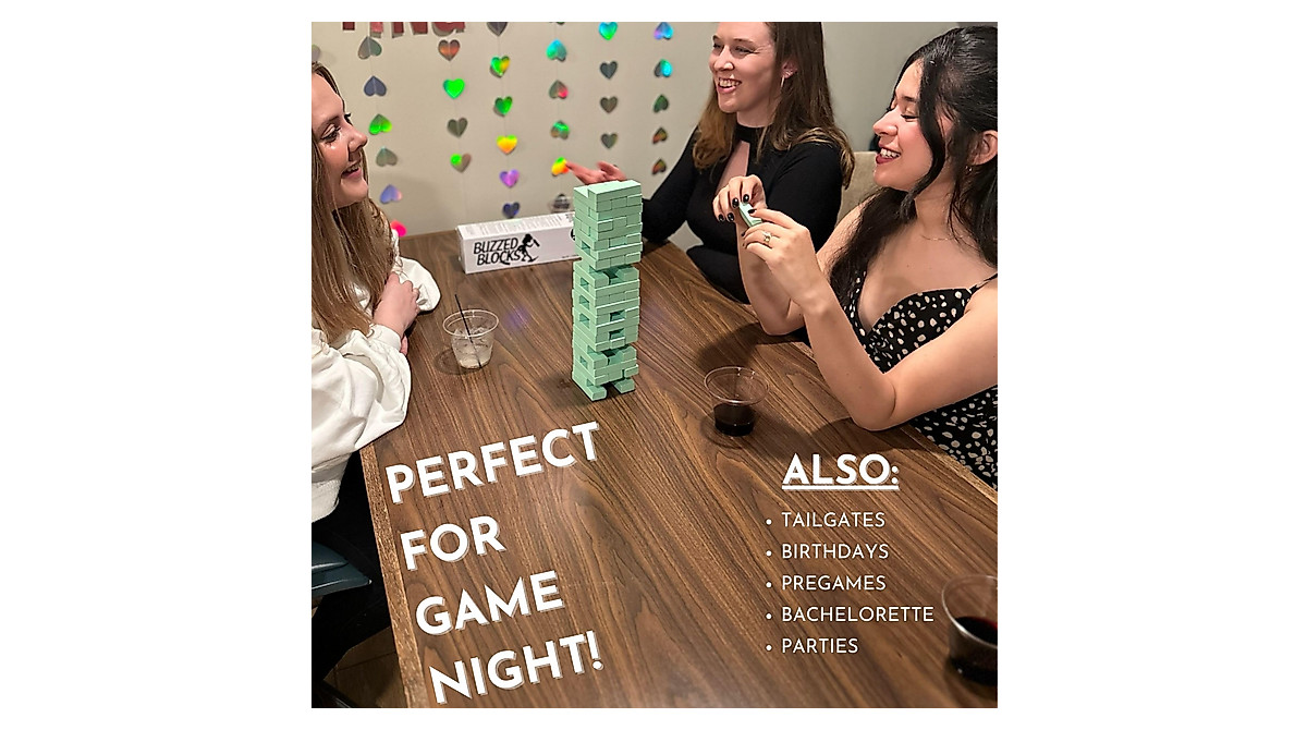 Buzzed Blocks Drinking Game - Party Fun for Adults