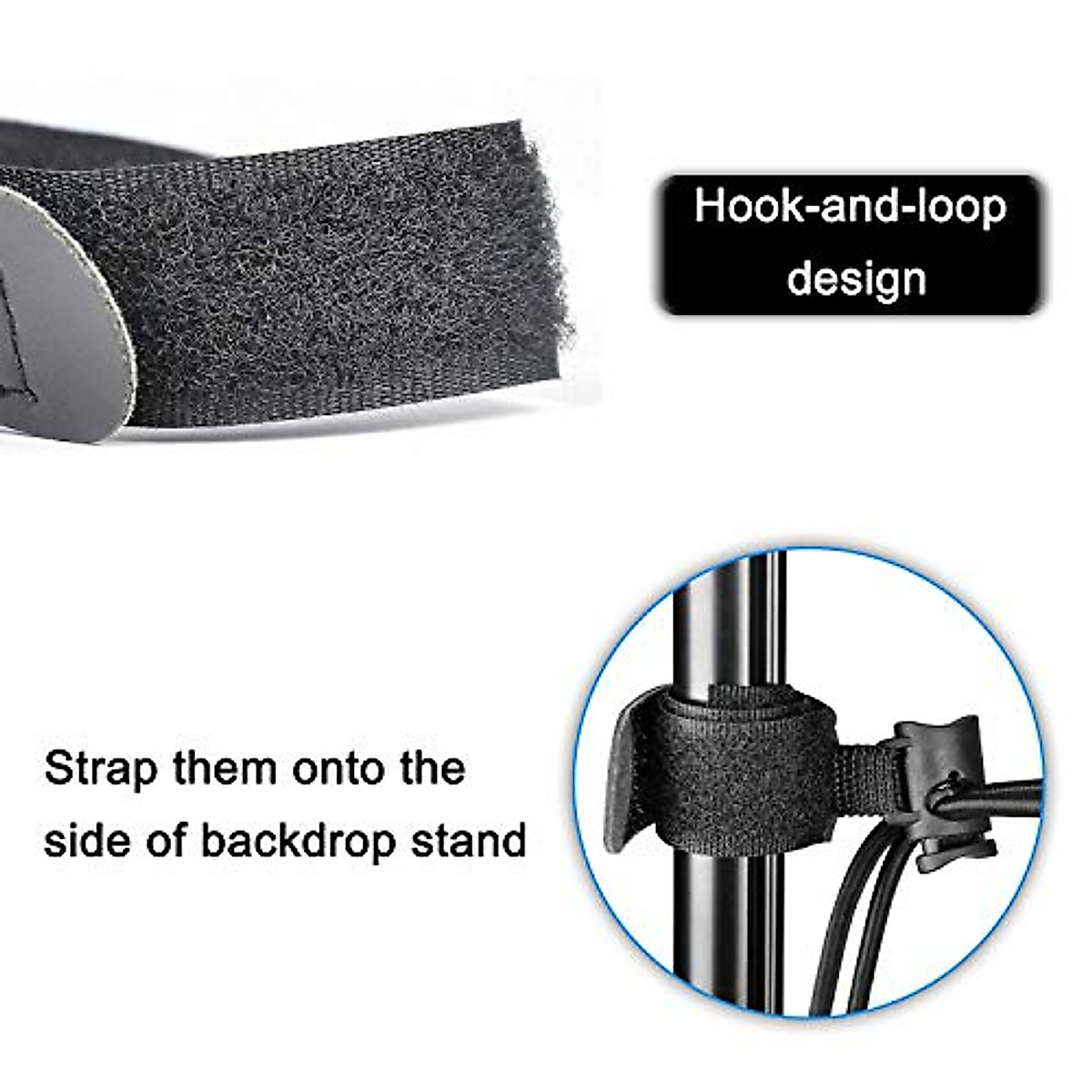 Emart Background Backdrop Muslin Multifunctional Clips Clamp Holder for Photo Video Studio - 14 Pack