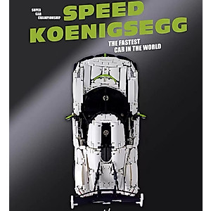 LOVEBRICK Fantasma Super Sports Racing Car Keenigseg Building Block Toys for Boys or Adults Kits ;MOC Adult Collectible Building Model 4346PCS Technology Set