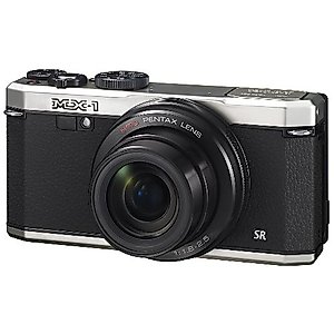 Pentax MX-1 Silver 12MP Digital Camera with 4x Optical Image Stabilized Zoom and 3-Inch LCD Display (OLD MODEL)