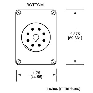 Symcom MotorSaver 3-Phase Voltage Monitor, Model 201A-AU, 190-480V, Variable Trip Point, Restart Delay, Trip Delay, and Voltage Unbalance, 8-Pin Octal BaseQ