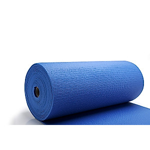 Reizen Tech Max-Tough Tool Box Liner-18 inches x 24 feet x 3mm - Stay-Put Surface Defends Against Wear and Tear - Keeps Tools Protected and Organized - Garage Shelves, Tool Chest, and Cabinets - Blue