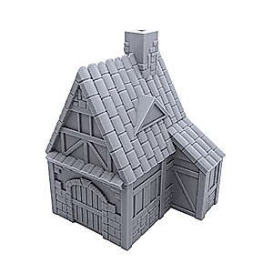 EnderToys Village Bundle, Terrain Scenery for Tabletop 28mm Miniatures Wargame, 3D Printed and Paintable