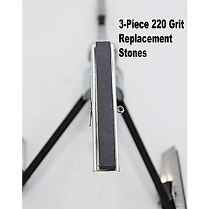 EADUTY Engine Cylinder Hone Tool 2"-7" Diameter Adjustable Deglazer Kit with 3-Piece 4" Long Stones 220 Grit