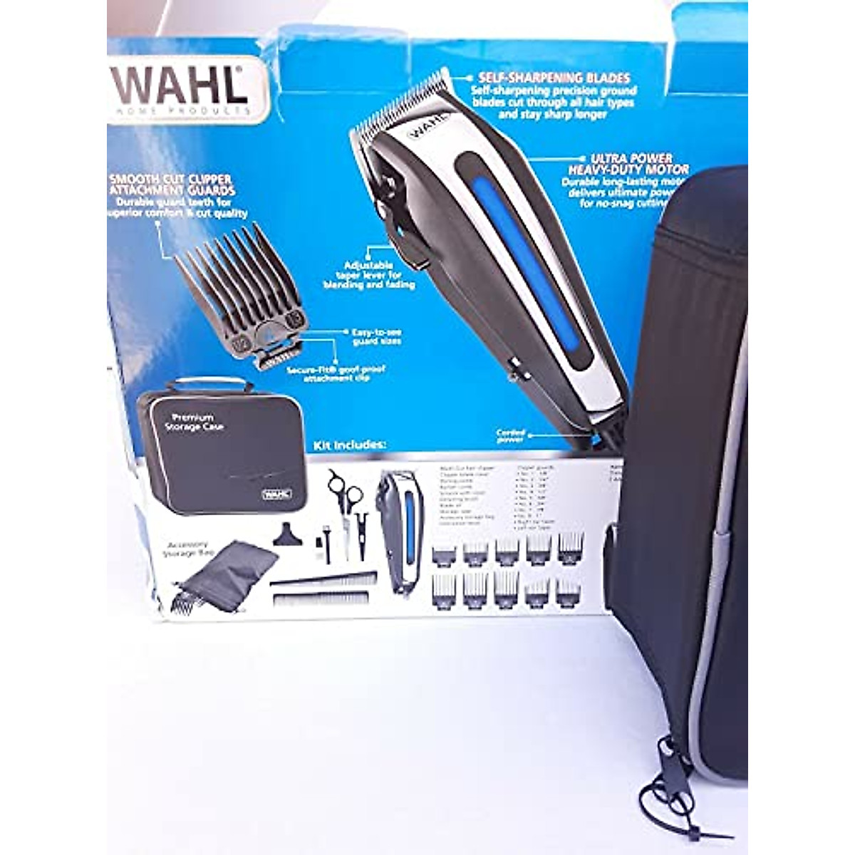 WAHL Deluxe Complete Hair Cutting Kit 29 Piece Clipper Set with Beard Trimmer -Retail $125+!!! BY AMPLEXPO