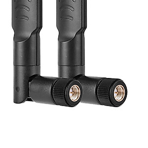 10dBi SMA 4G LTE Antenna, Network Antenna Cellular Antenna with SMA Male Connector, WiFi Aerial Router Antenna for Modem CPE Router Hotspot Wireless Network Card Outdoor Security Camera-2 Packs