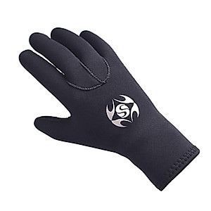 BESPORTBLE 1 Pair Scuba Wetsuit Gloves Winter Glove Winter Wetsuit Gloves Warmer Wetsuit Gloves Warm Mittens Dive Gloves Spearfishing Neoprene Wetsuit Gloves Warm Gloves Diving Fishing Gear