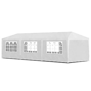 vidaXL Party Tent 10'x13' Blue Outdoor Garden Wedding Patio Gazebo Canopy