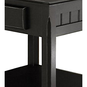 Winsome Wood Timber Occasional Table, Black, 21.97 x 21.97 x 22.05 inches
