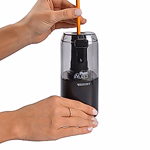 Westcott iPoint® Aura Electric Pencil Sharpener, Assorted Colors (17214)