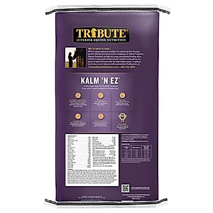 TRIBUTE Kalmbach Feeds Kalm 'N Ez Textured for Horse, 50 lb
