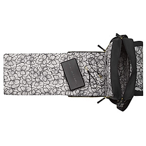 Petunia Pickle Bottom Boxy Diaper Bag Backpack & Oh My Stars Stroller Hook Bundle | Diaper Bag Backpack for Parent's | For Strollers or Shipping Carts