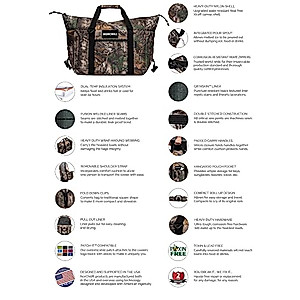 NorChill 12 Can Insulated Soft Sided Cooler, Realtree Xtra Camo