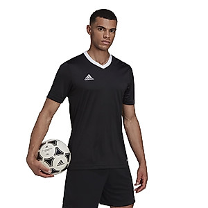 adidas Men's Entrada 22 Jersey, Black, Medium