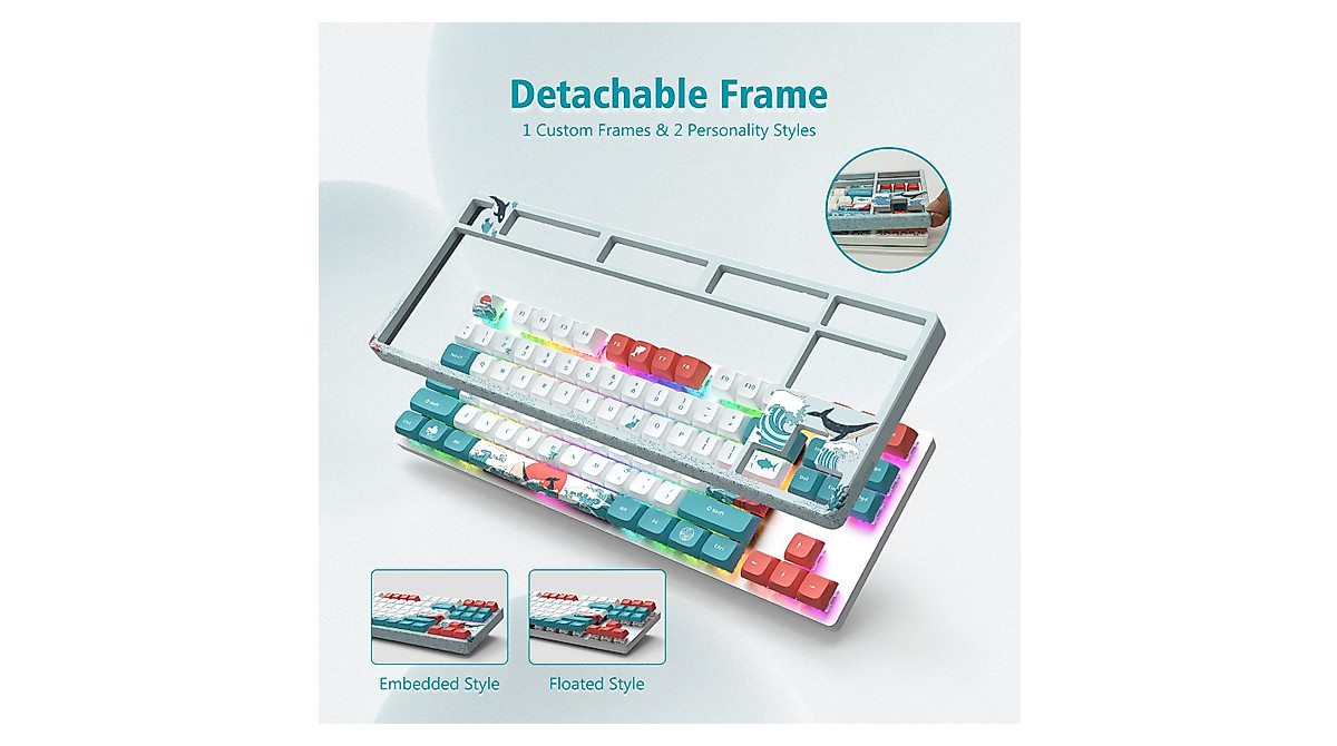 Womier M87 TKL Mechanical Keyboard - Hot Swappable RGB