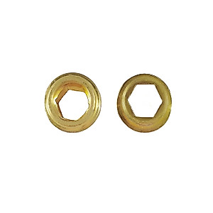 ALITZ 2Pack 30006 Brass faucet seat compatible with Central Brass 1/2" - 24 Thread No lead