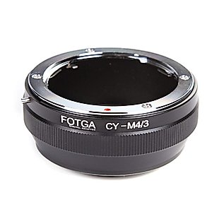 Fotga Lens Adapter for Contax C/Y Mount Lens to Micro Four Thirds M4/3 MFT Mount Camera Olympus Pen E-PL1/2 E-PL7/8/9/10 OM-D E-M5 E-M10 II III Lumix GH2 GH3 GH4 GH5 GH5s