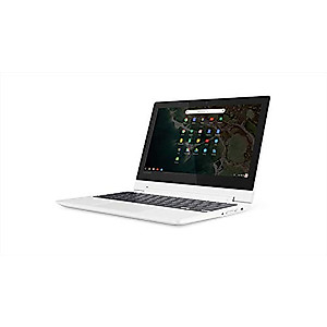 Lenovo Chromebook C330 2-in-1 Convertible Laptop, 11.6-Inch HD (1366 x 768) IPS Display, MediaTek MT8173C Processor, 4GB LPDDR3, 64 GB eMMC, Chrome OS, Blizzard White (Renewed)