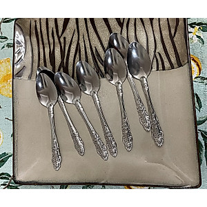 Teaspoons Flatware Set 12 pieces Silverware Stainless Steel Cutlery Tableware Dishwasher Safe