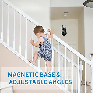 TimeFlys Video Baby Monitor with Camera and Audio C240v 2.4" Screen, Auto Night Vision,Two Way Talk, Temperature Monitoring and Warning,1000 Ft Range,Long Battery Life