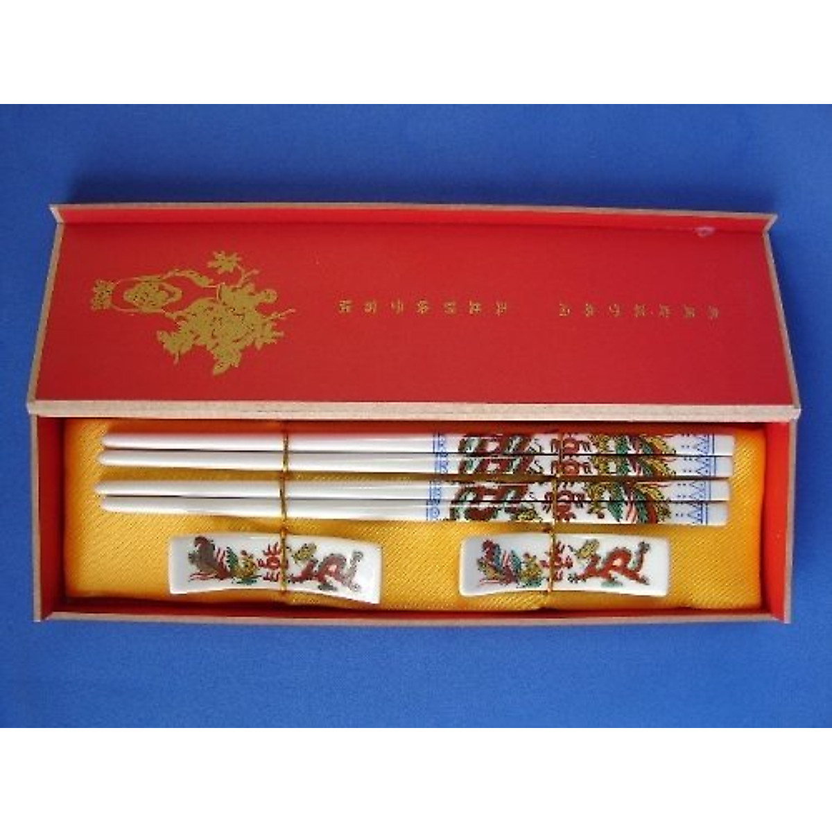 Chinese Dragon Porcelain Chopsticks