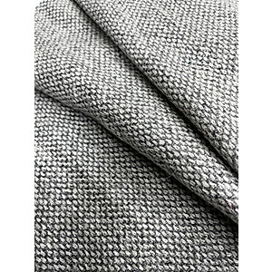 Tuva Textile 40 Yard Bolt of Real Wool Quality Fabric Coating - Multicolor Greys Tweeds Wool Fabric (Heavy Weight with Real Soft Nap and Drape Finishing) High Fancy Quality Wool Tweed Fabric
