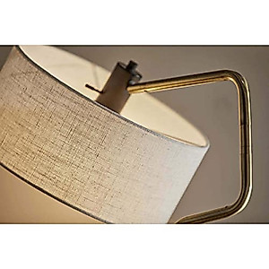 Adesso 4157-21 Jacob Table Lamp, Antique Brass