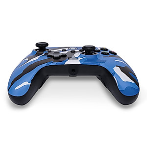 PowerA Enhanced Wired Controller for Xbox Series X|S - Blue Camo, Officially Licensed for Xbox
