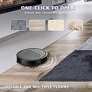 XIEBro Robot Vacuum and Mop Combo, 3 in 1 Mopping Robotic Vacuum with Schedule, App/Wi-Fi/Alexa, 1600Pa Max Suction, Self-Charging Robot Vacuum Cleaner, Slim, Ideal for Hard Floor, Pet Hair, Carpet