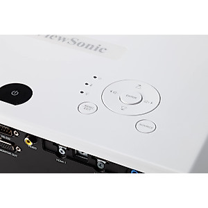 ViewSonic 1080p Laser Projector with 3500 Lumens 3D Dual HDMI and Low Input Lag for Home Theater and Gaming (LS700HD)