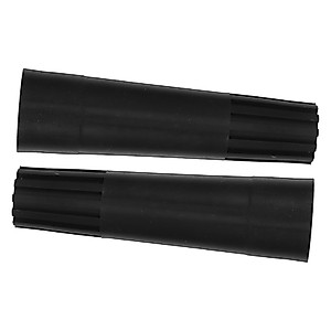 FOMIYES 2pcs Telescopic Pole Adapter Broom Stick Pole Tip for Extension Pole Threaded Handle Tips Pole Adapter Mount Mop Handle End Broom Handle Threaded End Broom Handle End Cap Plastic
