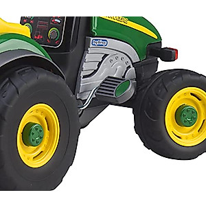 Peg Perego John Deere Farm Tractor and Trailer Pedal Tractor, Green