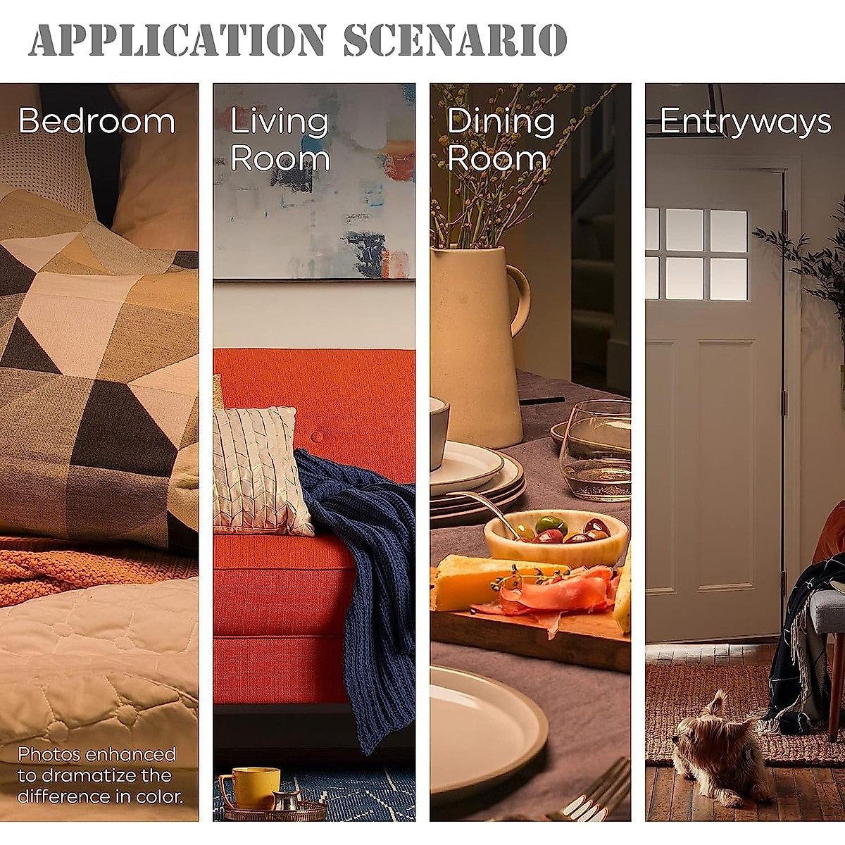 Leools T300 Led Long Bulbs,12W Dimmable Tubular Bulb,100 Watt Equivalent,E26 Edison Style Vintage LED Filament Light Bulb,Amber Glass,2700K Warm White,11.8inch(300mm) Tall T10 Light Bulbs,4-Pack.