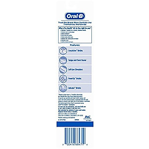 Oral B CrossAction Pro-Health Toothbrush, Medium, 2 Count (Pack of 1)