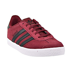 adidas Gazelle Big Kids Shoes Collegiate Burgundy/Core Black db2864 (5.5)