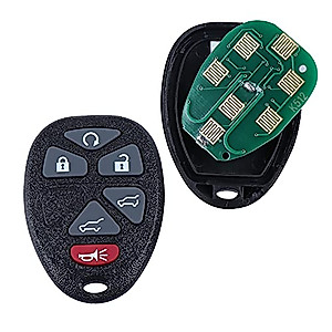 Car Keyless Entry Key Fob Replacement for 2007-2014 Escalade ESV/GMC Yukon/Chevy Suburban Tahoe Remote Control OUC60221, OUC60270 (2 Pack)