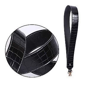 Umily Women Crocodile Cross-Body Strap Replacement Rivet Wide 4.5cm Purse Strap Handbags Shoulder Bags Strap 100cm