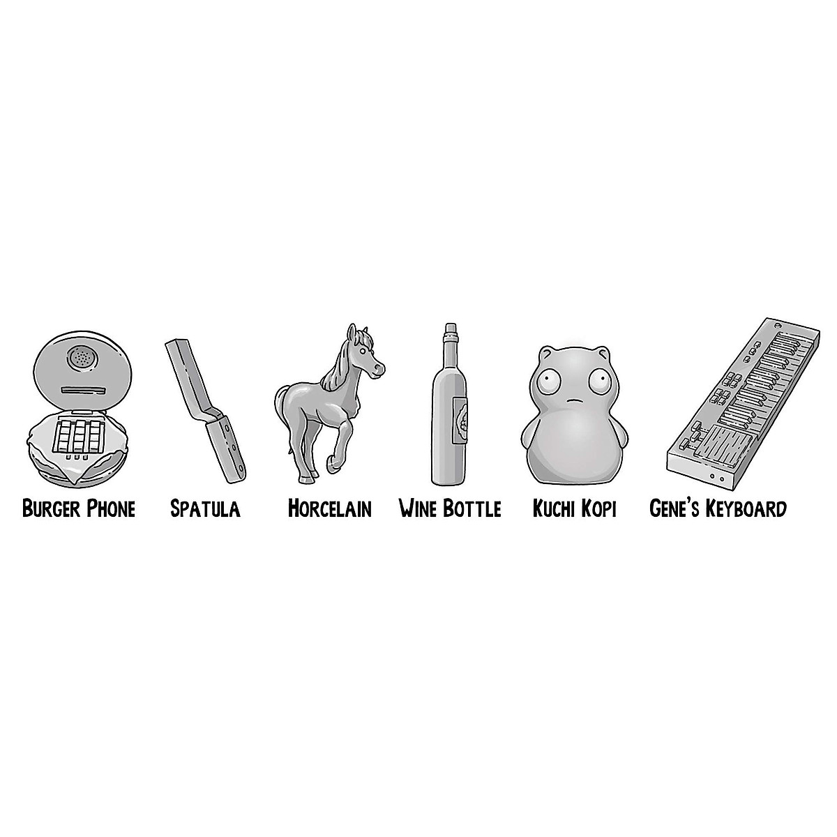 Clue Bobs Burgers Board Game | Themed Bob Burgers TV Show Clue Game | Officially Licensed Bob's Burgers Game | Solve The Mystery in This Unique Clue take on The Classic Board Game