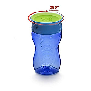 WOW CUP for Kids 360 Sippy Cup, Blue, 10 oz / 296 ml